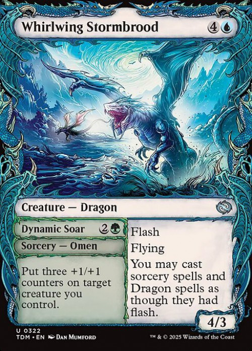 Magic The Gathering Tarkir Dragonstorm Single Card Uncommon Whirlwing ...