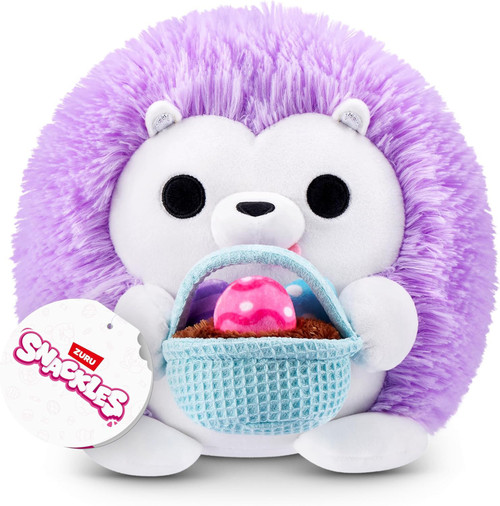 Snackles Easter Andrew 8 Plush Hedgehog Zuru Toys - ToyWiz