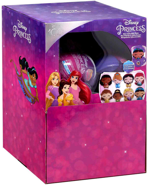Disney Princess Disney100 Mini Plush Mystery Box 12 Packs Just Play ...