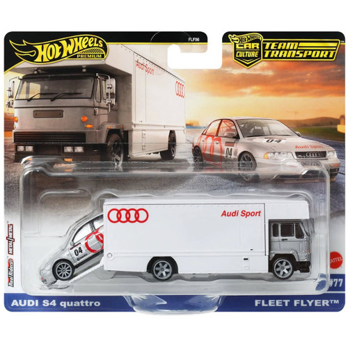 Hot Wheels Car Culture Team Transport Audi S4 Quattro Fleet Flyer 164 ...