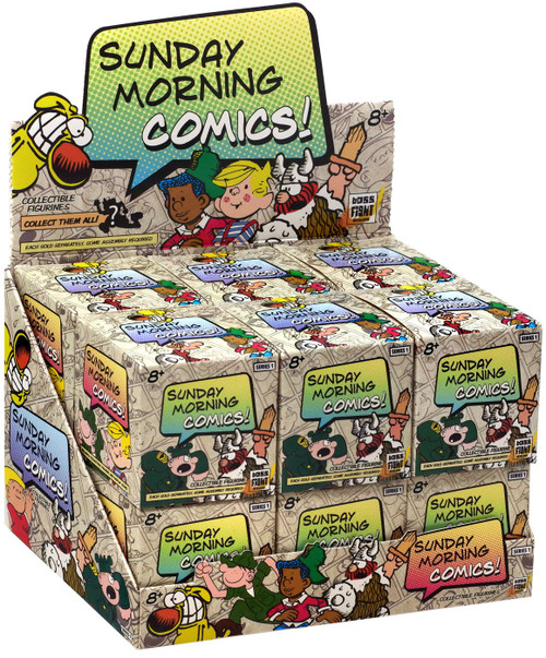Sunday Morning Comics Mini PVC Figure Mystery Box 12 Packs Boss Fight ...