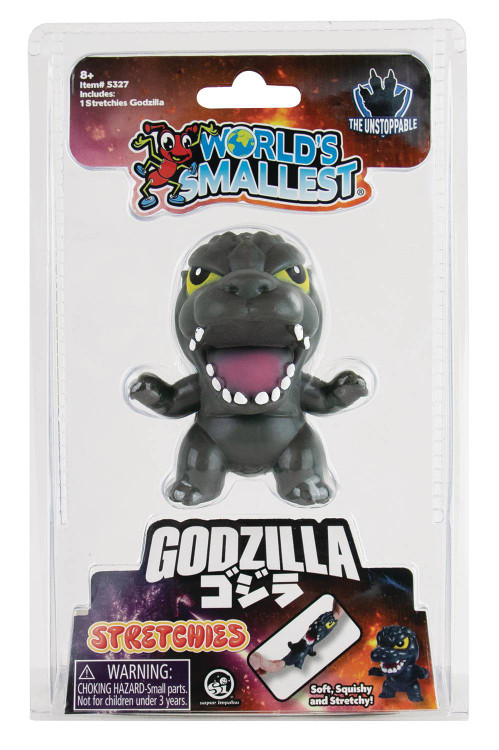Worlds Smallest Godzilla Godzilla Stretchies Figure The Unstoppable ...