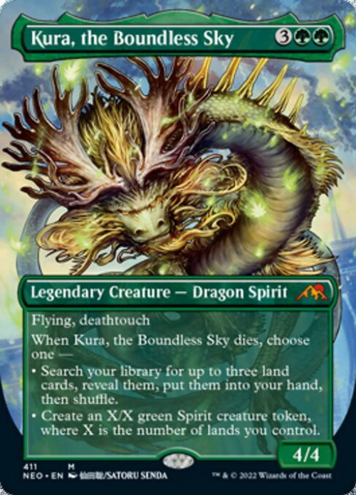 Magic The Gathering Trading Card Game Kamigawa Neon Dynasty Single Card Mythic Rare Kura, the ...