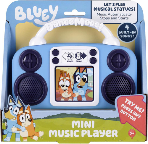 Bluey Mini Music Player Boombox KIDdesigns - ToyWiz