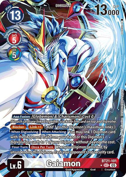 Digimon Trading Card Game World Convergence Single Card Secret Rare ...