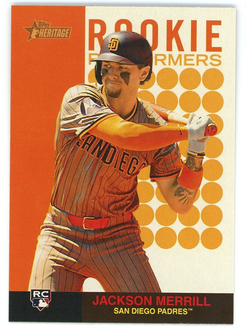 MLB Topps 2024 Topps Heritage High Number Single Card Rookie Performers ...