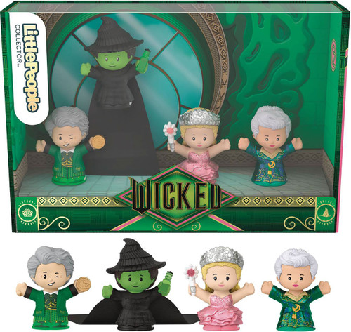 Fisher Price Little People Wicked Collector Series Elphaba, Glinda, the ...