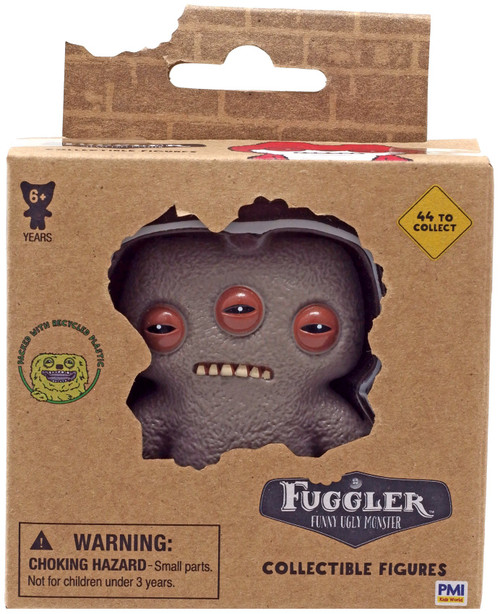 Fuggler Annoyed Alien 2.5 Mini Figure Brown Toy Monster - ToyWiz