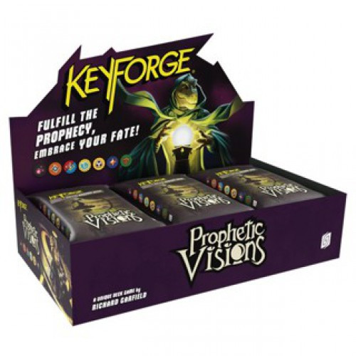 KeyForge Unique Deck Game Discover Prophetic Visions Deck Display Box ...