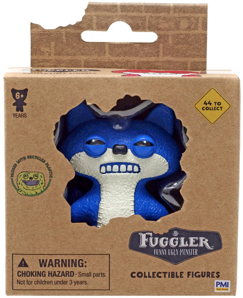 Fuggler Suspicious Fox 2.5 Mini Figure Blue Toy Monster - ToyWiz