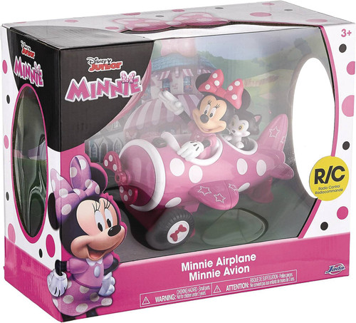 Disney Junior Minnie Mouse Airplane RC Vehicle Jada Toys - ToyWiz