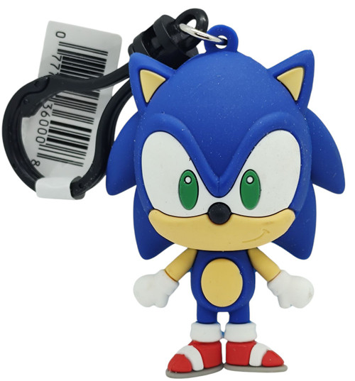 Sonic The Hedgehog 3D Figural Keyring Series 1 Sonic Bag Clip Loose ...