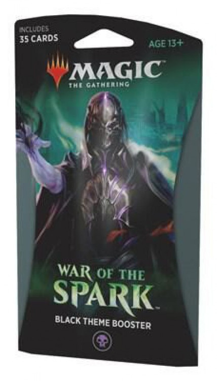 Magic The Gathering War of the Spark Black Theme Booster Pack 35 Cards ...