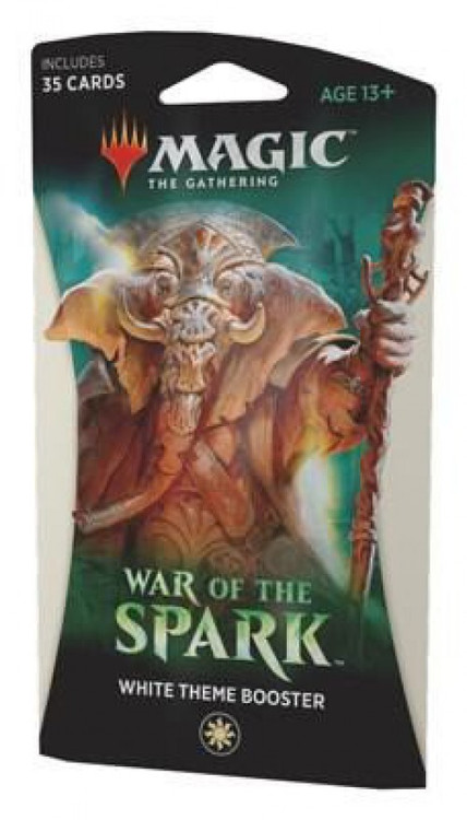 Magic The Gathering War of the Spark White Theme Booster Pack 35 Cards ...