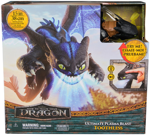 How to Train Your Dragon 2025 Movie Ultimate Plasma Blast Toothless ...