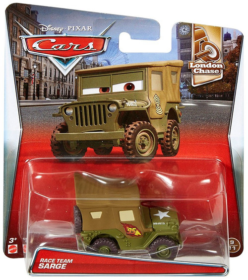 Disney Pixar Cars London Chase Race Team Sarge 155 Diecast Car 911 ...