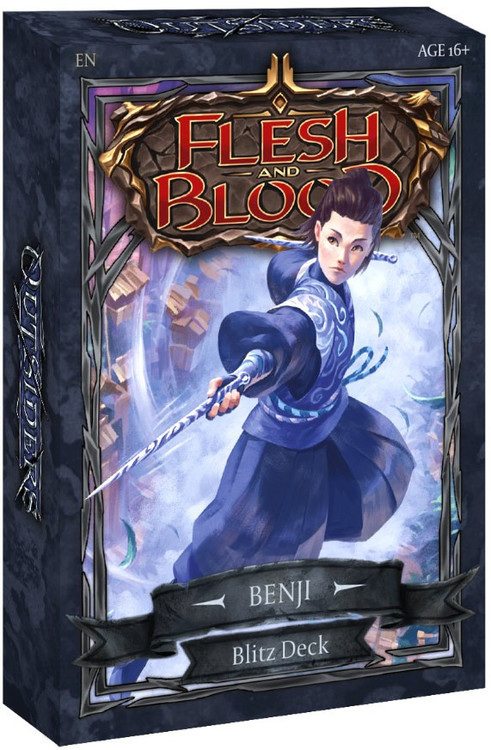 Flesh and Blood Trading Card Game Outsiders Benji Blitz Deck Legend ...