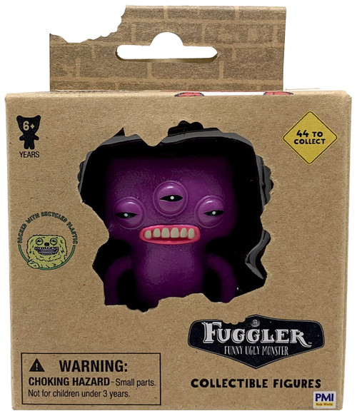 Fuggler Annoyed Alien 2.5 Mini Figure Purple Toy Monster - ToyWiz