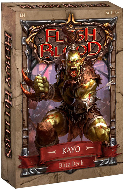 Flesh and Blood Trading Card Game Heavy Hitters Kayo Blitz Deck Legend ...