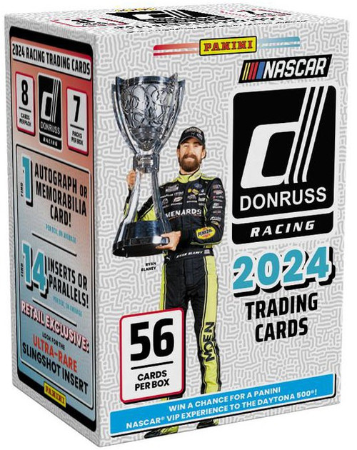 NASCAR Donruss 2024 Racing Trading Card BLASTER Box 7 Packs Panini - ToyWiz