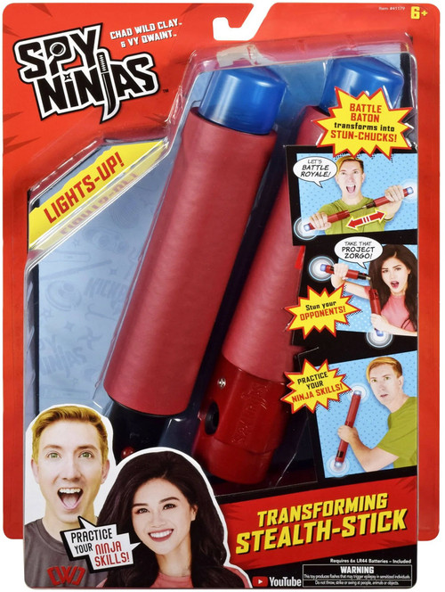 Spy Ninjas Transforming Stealth-Stick Roleplay Toy Playmates - ToyWiz