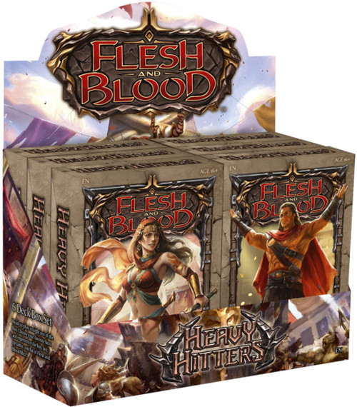 Flesh and Blood Trading Card Game Heavy Hitters Blitz Deck Box 6 Decks ...