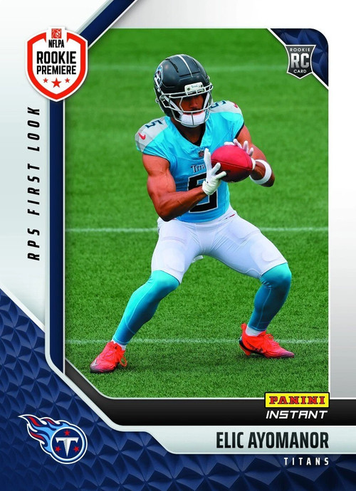 NFL Tennessee Titans 2025 Instant First Look Football Single Card Elic ...