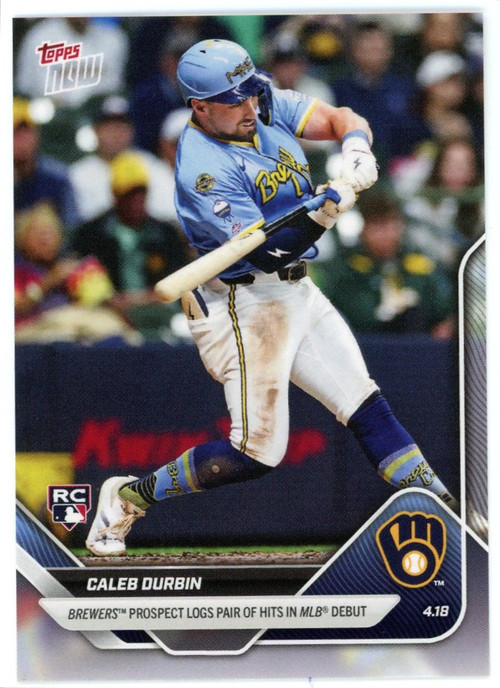MLB Topps 2025 Topps NOW Baseball Single Card Caleb Durbin 85 Rookie ...