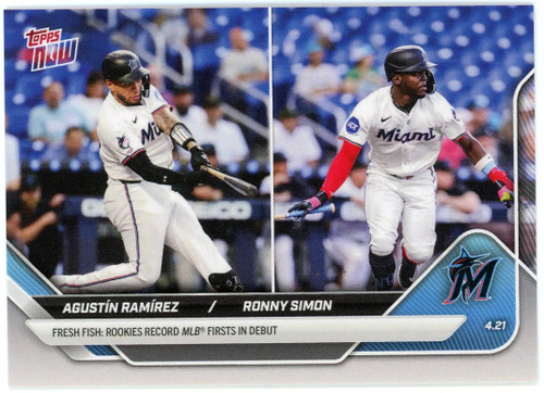 MLB Topps 2025 Topps NOW Baseball Single Card Agustin Ramirez Ronny ...
