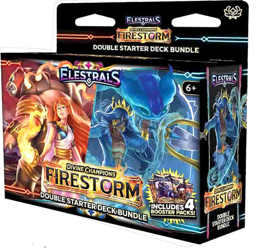 Elestrals TCG Firestorm Hestia vs. Poseidon Double Starter Deck Bundle ...