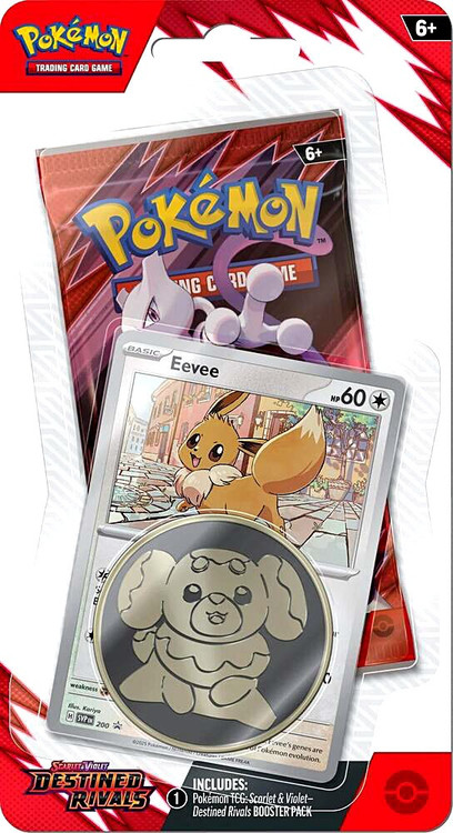 Pokemon Scarlet Violet Destined Rivals Eevee Checklane BLISTER Pack ...