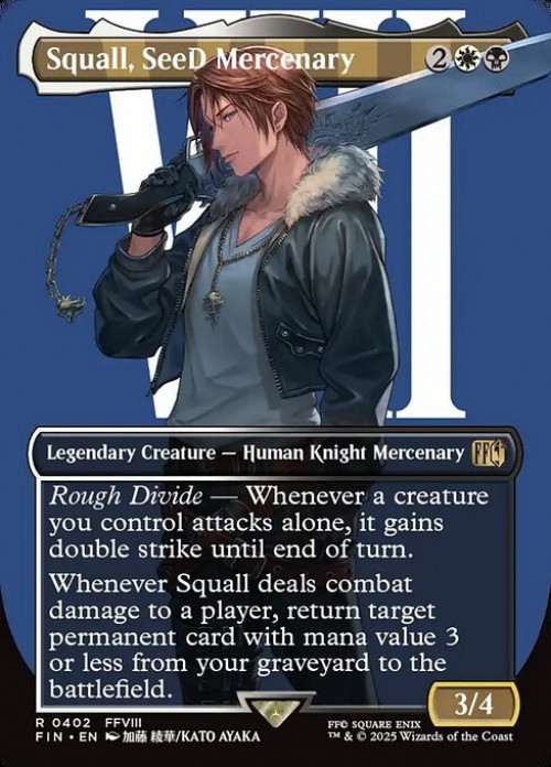 Magic The Gathering Final Fantasy Single Card Rare Squall, SeeD ...