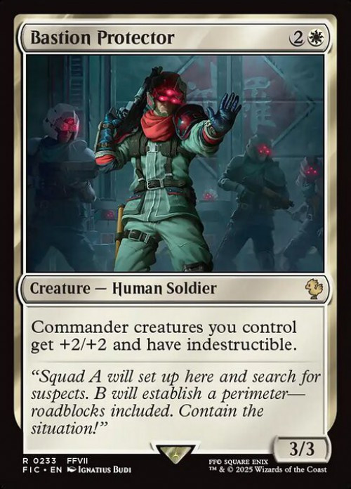 Magic The Gathering Final Fantasy Commander Single Card Rare Bastion ...