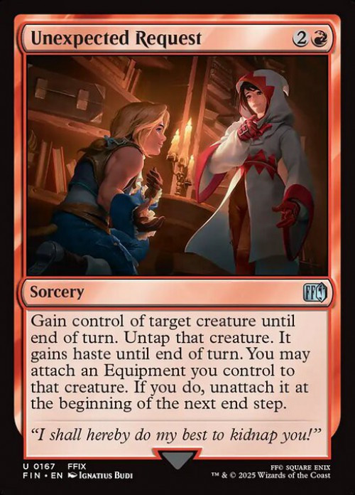 Magic The Gathering Final Fantasy Single Card Uncommon Unexpected ...