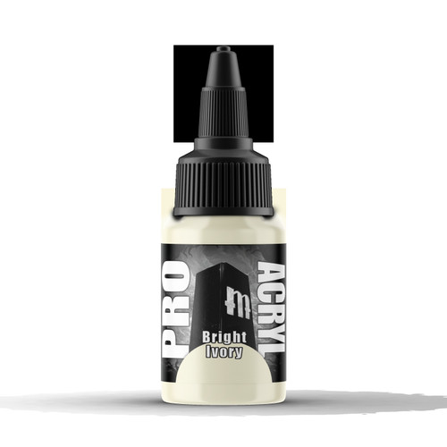 Monument Hobbies Pro Acryl Bright Ivory Paint - ToyWiz