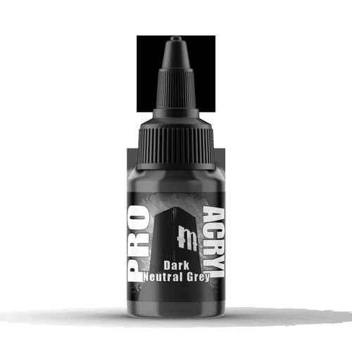 Monument Hobbies Pro Acryl Dark Neutral Grey Paint - ToyWiz