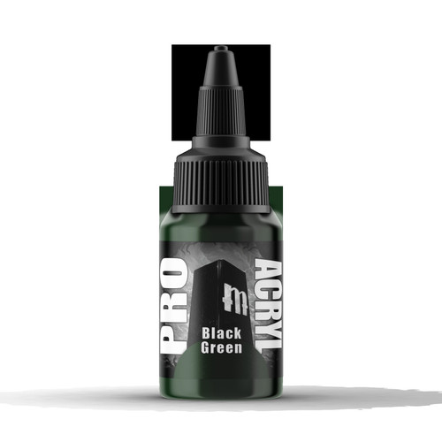Monument Hobbies Pro Acryl Black Green Paint - ToyWiz