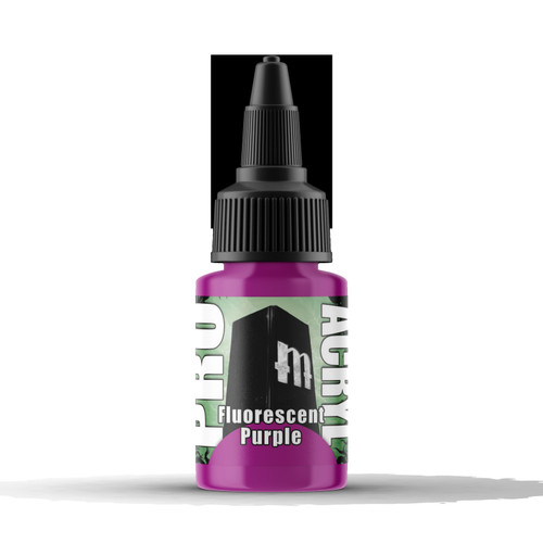 Monument Hobbies Pro Acryl Fluorescent Purple Paint - ToyWiz