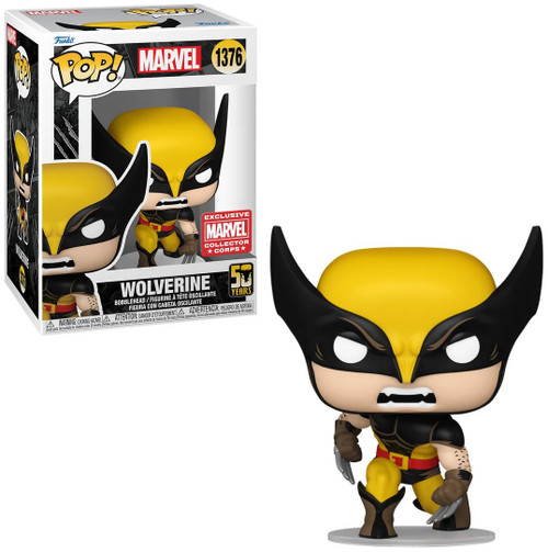 Funko Marvel POP Marvel Wolverine Exclusive Vinyl Figure 1376 Brown ...