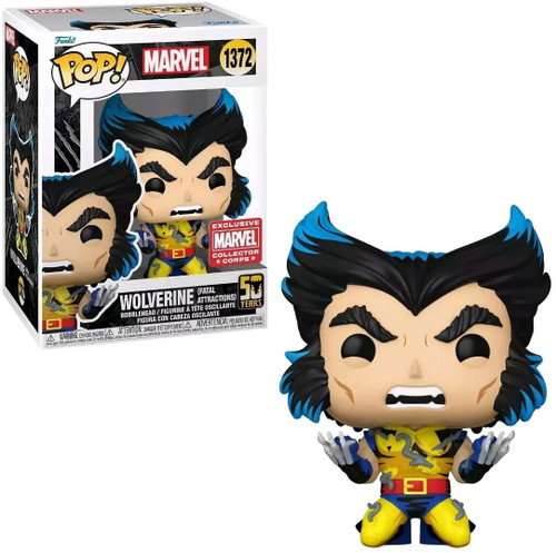 Funko Marvel POP Marvel Wolverine Exclusive Vinyl Figure 1372 Fatal ...