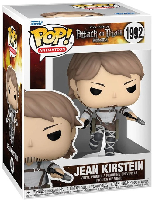 Funko Attack on Titan POP Animation Jean Kirstein Vinyl Figure 1992 ...