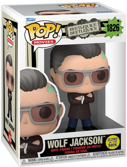 Funko Beetlejuice 2 POP Movies Wolf Jackson Vinyl Figure 1826 Glow-in ...
