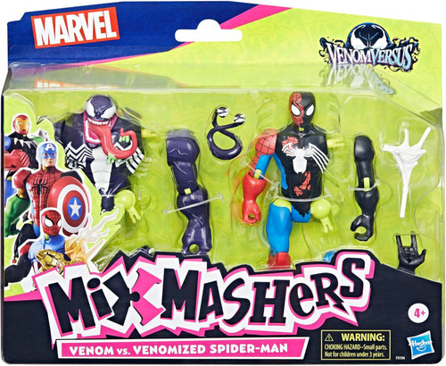 Marvel VenomVersus MixMashers Venom vs Venomized Spider-Man Exclusive 4 ...