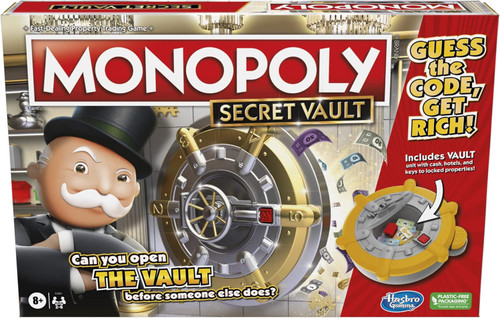 Monopoly Secret Vault Board Game Hasbro Games - ToyWiz