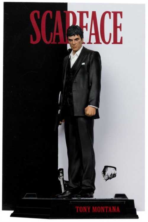 McFarlane Toys Scarface Movie Maniacs Tony Montana 6 Posed Figure - ToyWiz