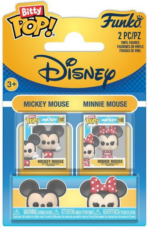 Funko Disney Bitty POP Mickey Mouse Minnie Mouse Vinyl Mini Figure 2 ...