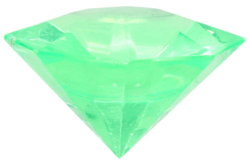 Sonic The Hedgehog Acrylic Diamond Chaos Emeralds Green Toy Accessory ...