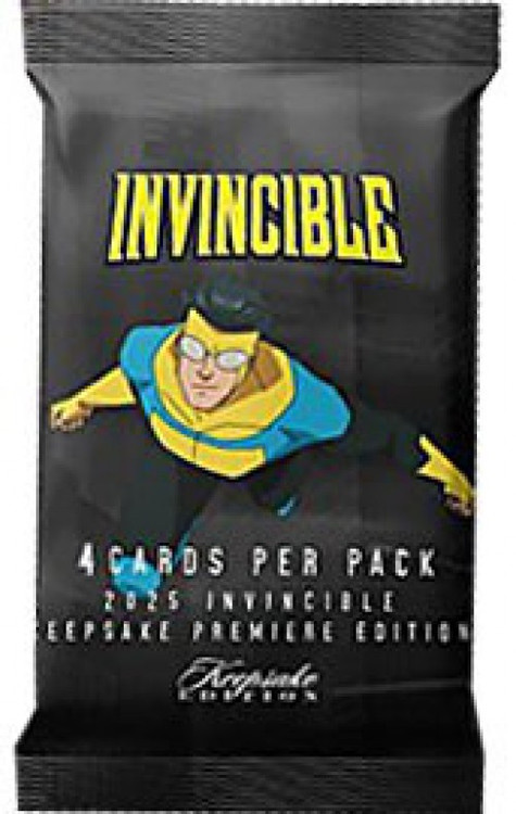 Invincible 2025 Season 1 Keepsake Premiere Trading Card HOBBY Pack 4 ...