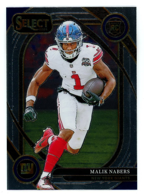 NFL 2024 Panini Select Football Single Card Base Club Level Malik Nabers 220 Rookie - ToyWiz