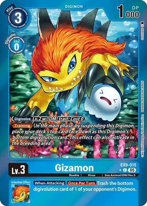Digimon Trading Card Game Versus Monsters Single Card Common Gizamon ...